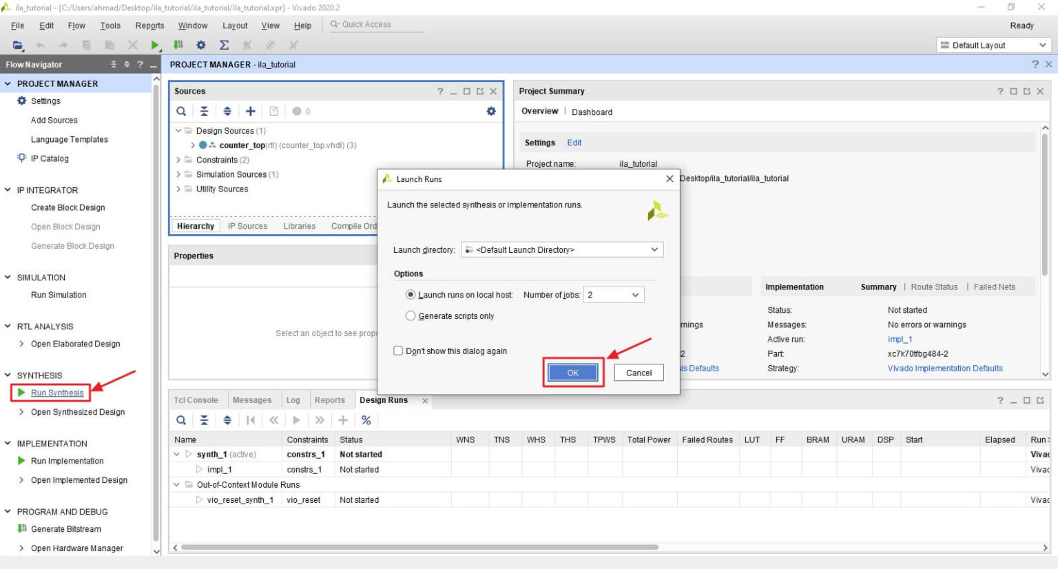 Using Integrated Logic Analyzer Ila And Virtual Inputoutput Vio Vhdlwhiz