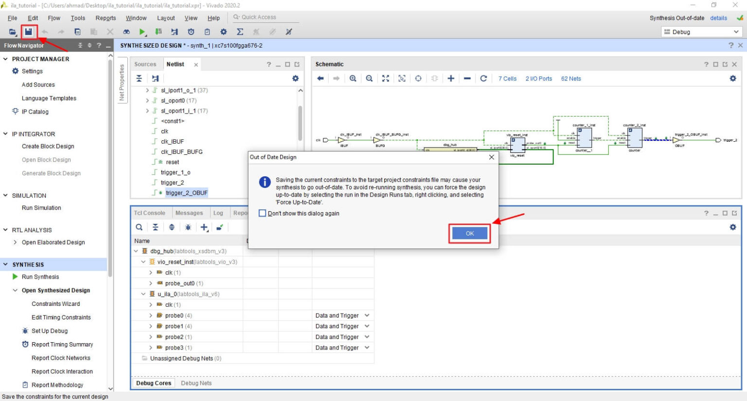 Using Integrated Logic Analyzer Ila And Virtual Inputoutput Vio
