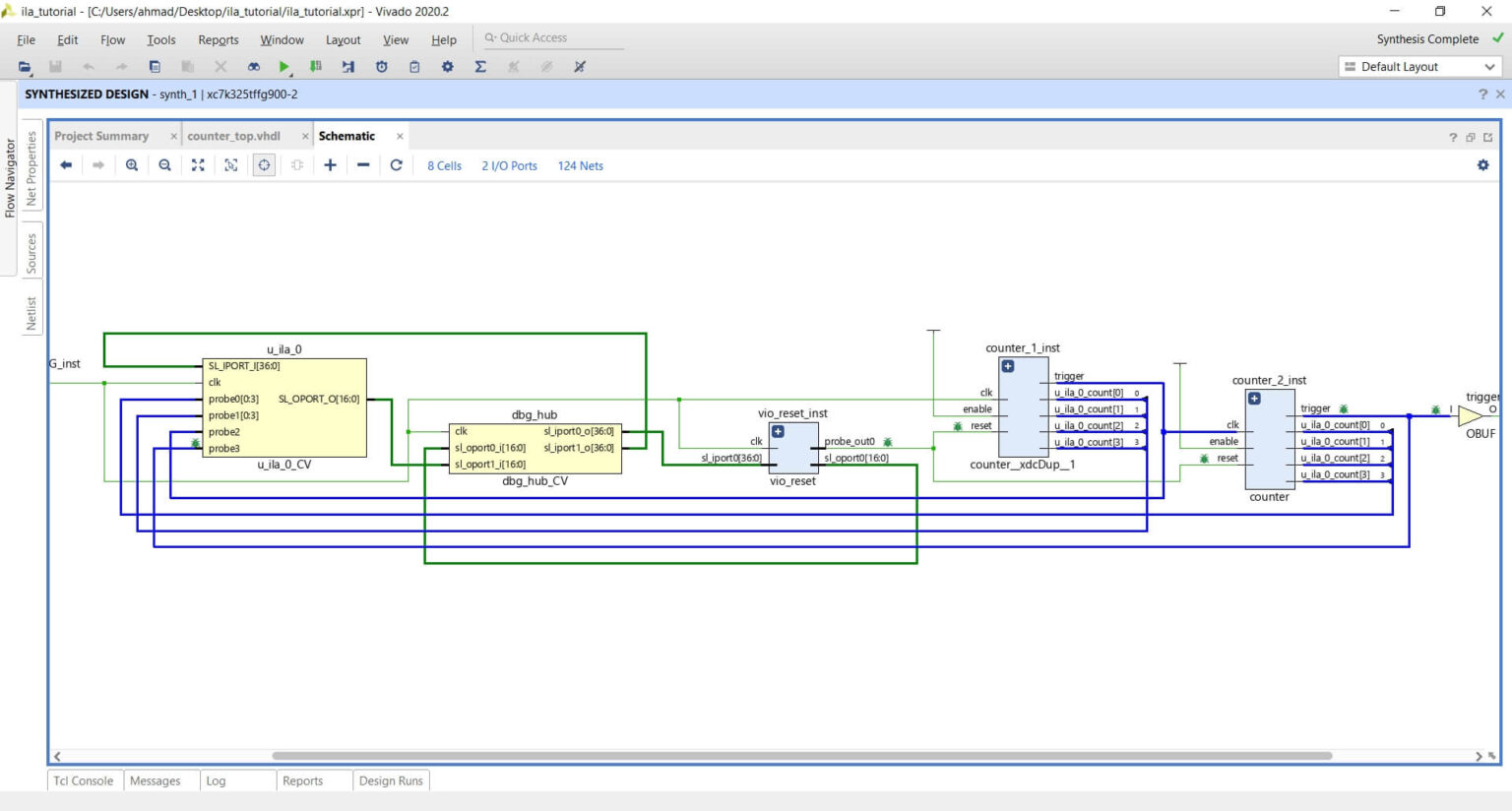 Using Integrated Logic Analyzer (ILA) and Virtual Input/Output (VIO) - VHDLwhiz