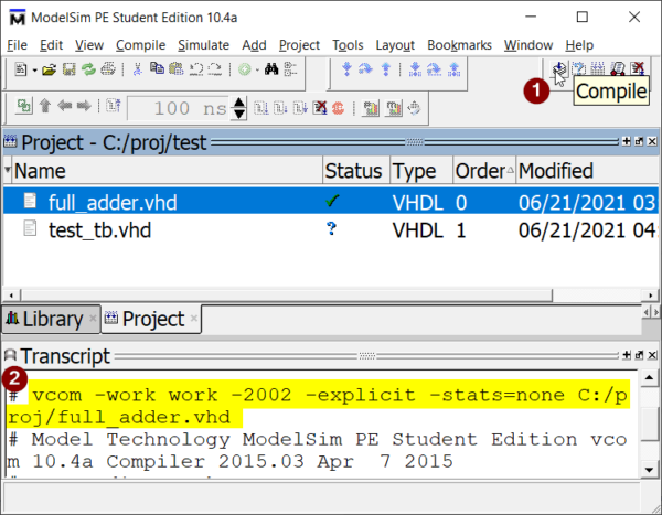 The ModelSim commands you need to know - VHDLwhiz
